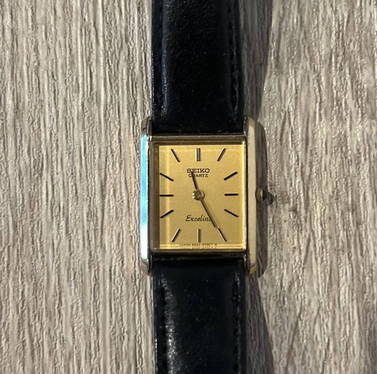 不動 腕時計 SEIKO EXCELINE QUARTZ 8420-5540 ゴールド盤SGP30(その他)｜売買されたオークション情報 ...