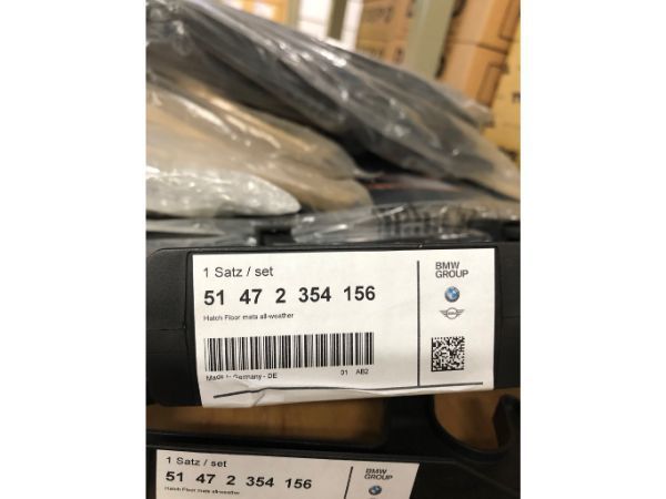 BMW ミニ純正 F55 F56 F57 オールウェザーマット エッセンシャル ブラック フロント左右セット MINI COOPER S ...