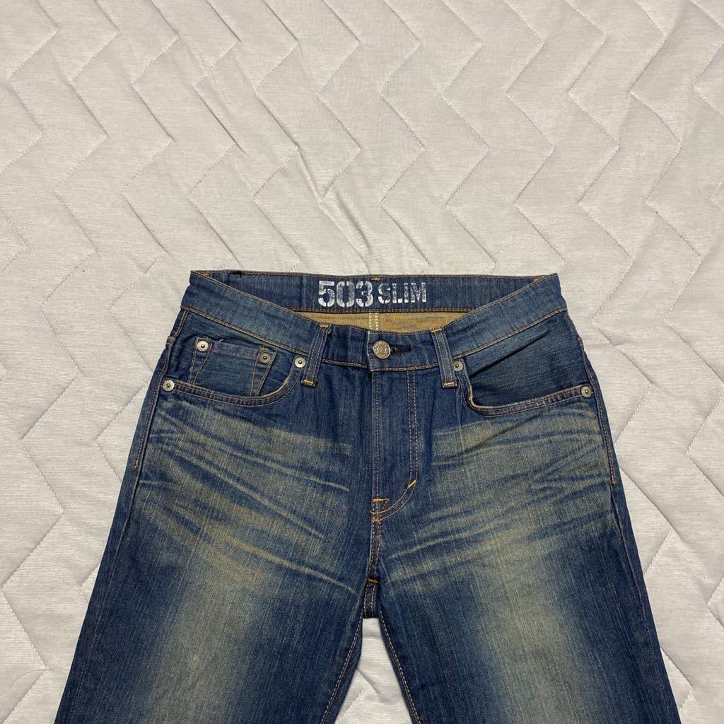 7A 着少 EDWIN エドウィン EG5032 デニム ジーンズ ジーパン31 ストレッチ ブルートリップ BLUE TRIP MADE IN JAPAN 日本製 SLIM スリム(W31 ...