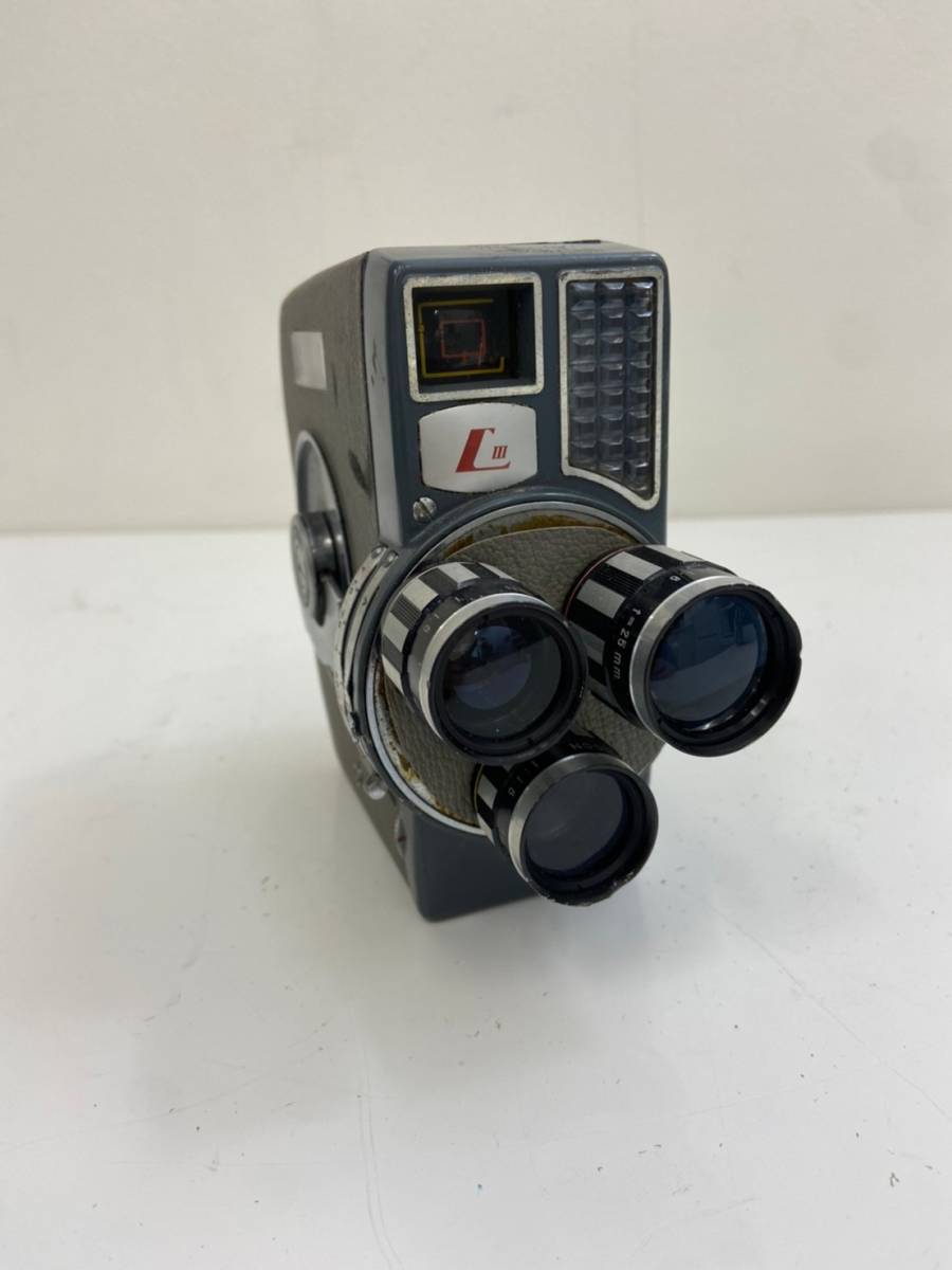 現状品 Lumicon 8Ⅲ ルミコン8Ⅲ ゼンマイ式 8mm フィルムカメラ シネカメラ ムービーカメラ CINELUMICON 1:1.8 ...
