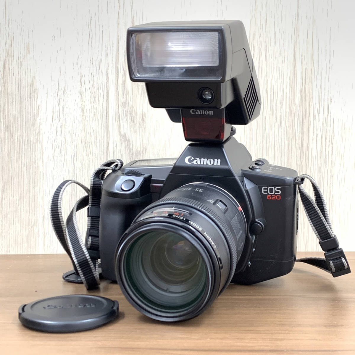 CANON キャノン EOS 620 フィルム 一眼レフ カメラ ボディ 望遠 ズーム レンズ 35-105mm f3.5-4.5 スピード ...