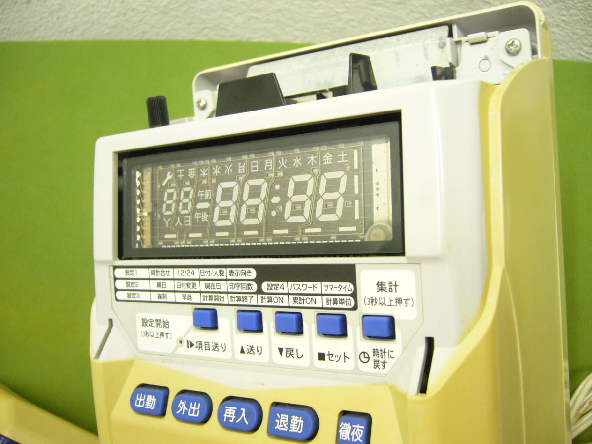 MAX タイムレコーダー ER-110SⅣ 説明書 マックス †5519(タイムカード、レコーダー)｜売買されたオークション情報、yahooの商品情報をアーカイブ公開 - オークファン ...