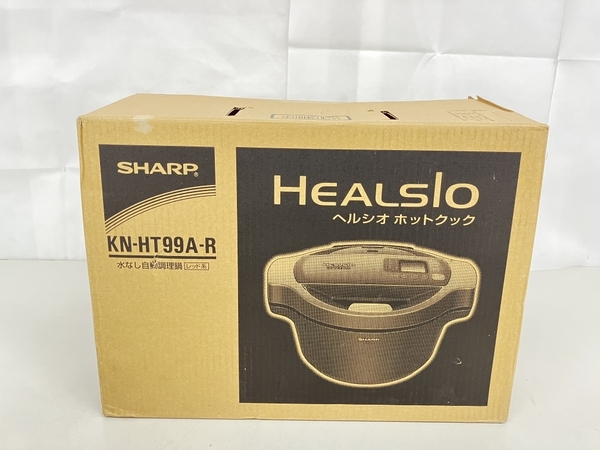 SHARP シャープ KN-HT99A-R ヘルシオ ホットクック 1.6L 電気無水鍋 レッド 調理機器 2017年製 開封 K6622337(圧力鍋)｜売買されたオークション情報 ...