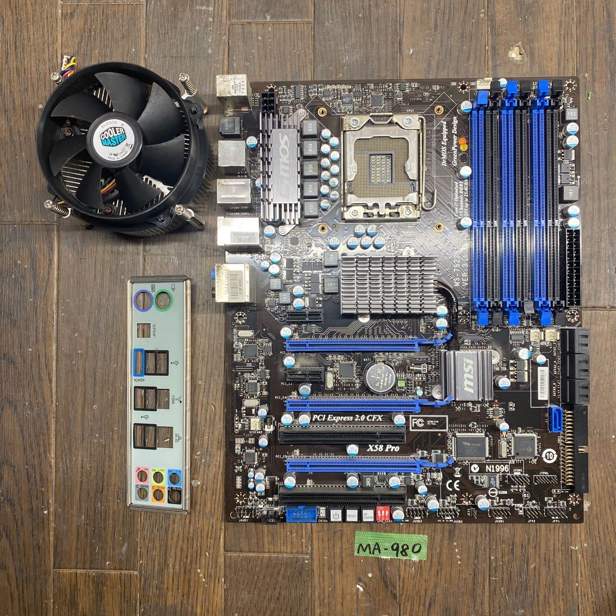 MA-980 激安 マザーボード msi X58 Pro LGA1366 BIOS立ち上がり確認済み ジャンク(MSI)｜売買された ...