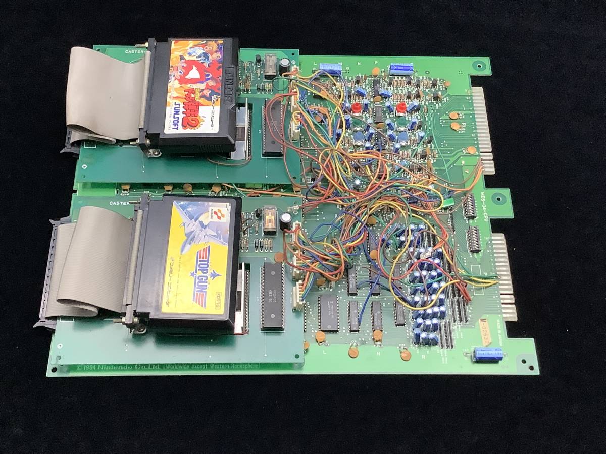 任天堂 / 基板 任天堂 VS.システム 改 ファミコン基板 / Nintendo VS. System mod ＋ カセット2本 未チェック ...