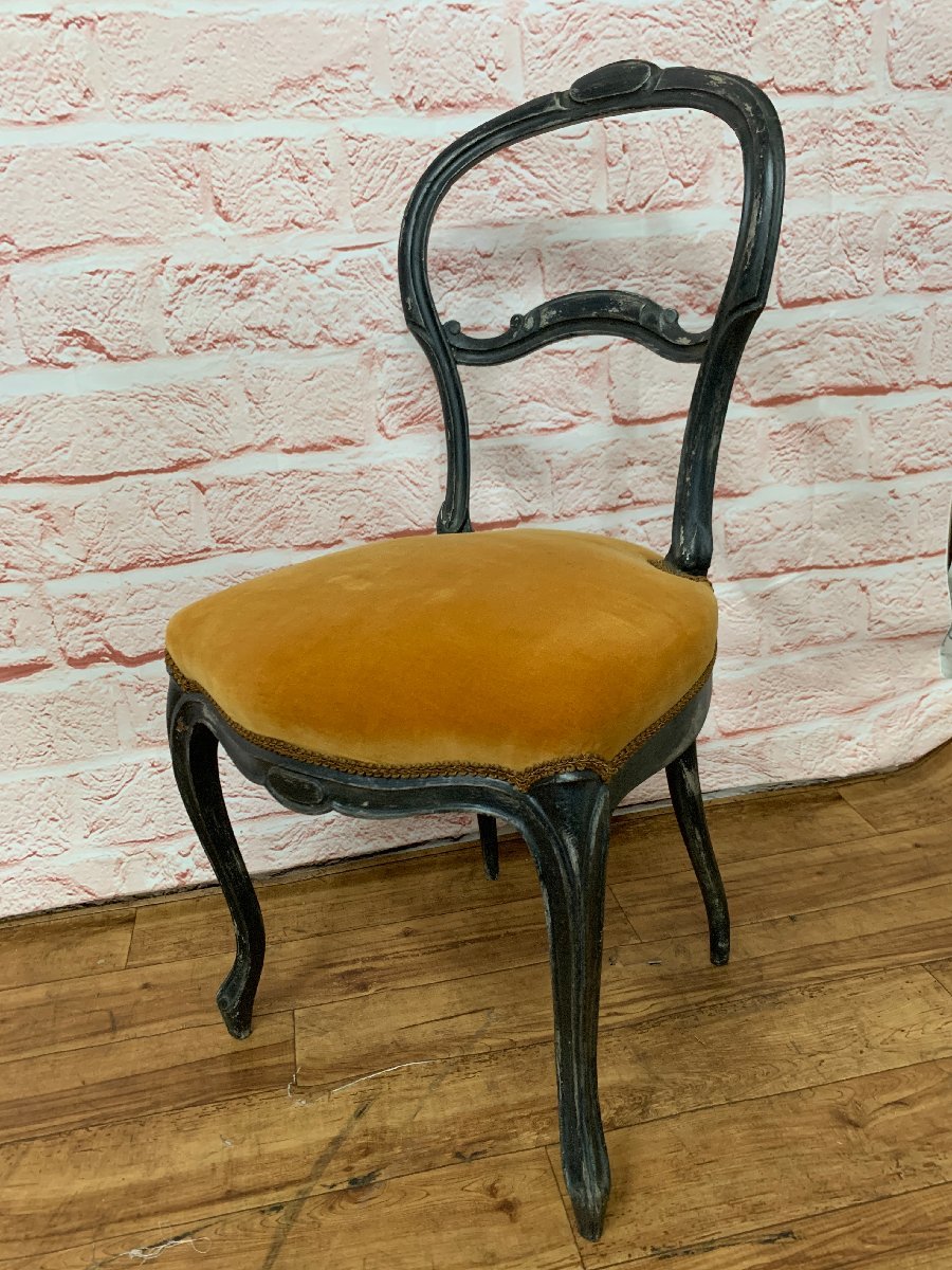 現地引取可 フランスアンティーク バルーンバックチェア アンティーク家具 ヴィンテージ 椅子 / 家財便Bランク 1000330(ダイニング ...