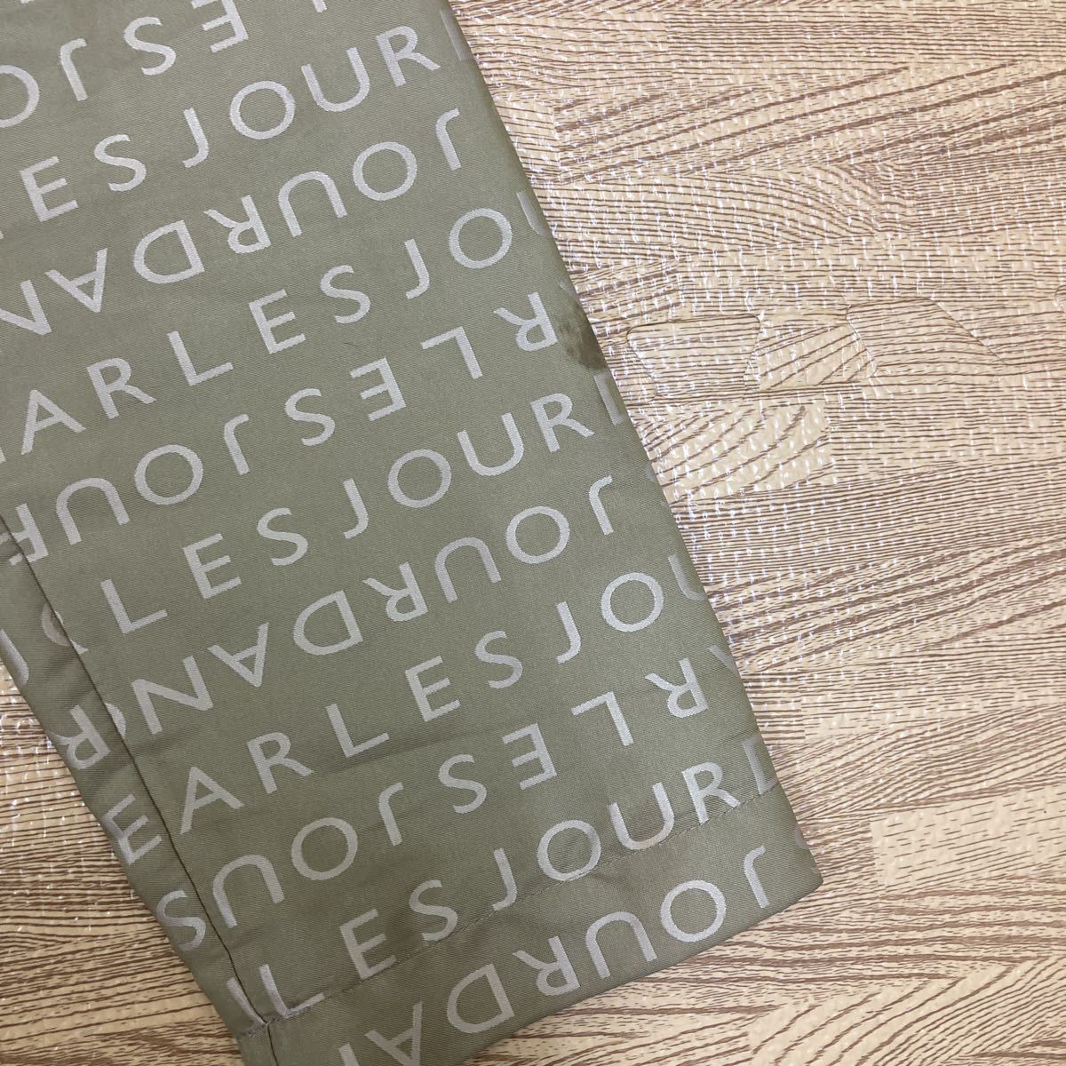 56 CHARLES JOURDAN シャルルジョルダン ロゴ総柄 レインコート ロングコート ウエストベルト はっ水 11AR ベージュ スプリング 0828D(その他)｜売買された ...