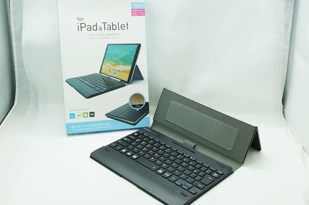 1スタ 品 ELECOM エレコム タブレットケース付き ワイヤレス Bluetooth R キーボード TK-CAP02BK k_z 22-3003(ワイヤレスキーボード)｜売買された ...