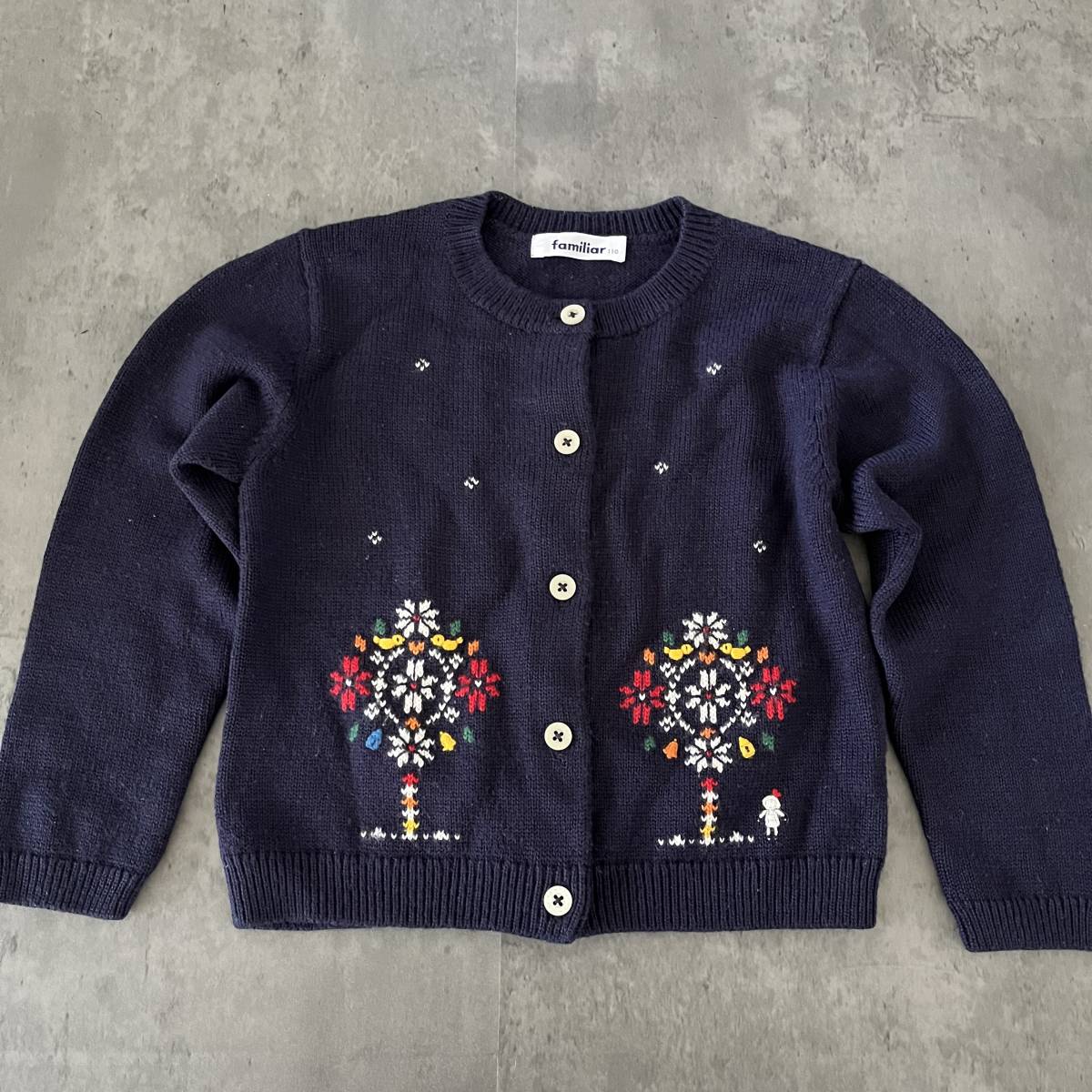 ファミリア カーディガン ネイビー 110(カーディガン)｜売買されたオークション情報、yahooの商品情報をアーカイブ公開 - オークファン（aucfan.com）