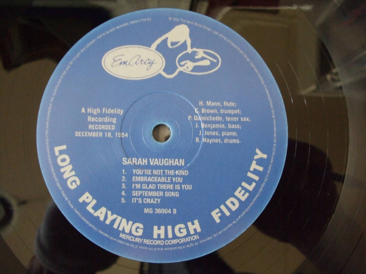 Sarah Vaughan/SARAH BVAUGAN MG-36004 重量盤(ボーカル)｜売買されたオークション情報、yahooの商品情報 ...