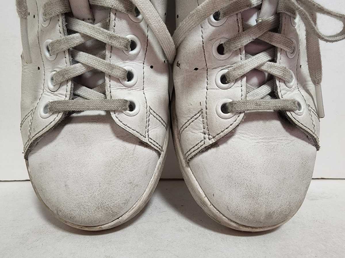 女の子 アディダス adidas スタンスミス J STIAN SMITH J EE8483 ホワイト×シルバー 24.0cm 高校生 品 ...