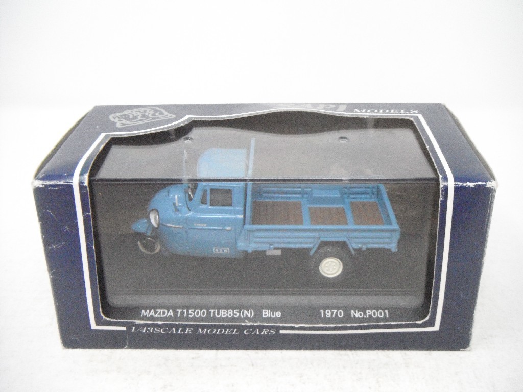 SAPI サピ 1/43 MAZDA T1500 TUB85 N ブルー マツダ 小型三輪トラック オート三輪 ミニカー(建設車両、作業車 ...