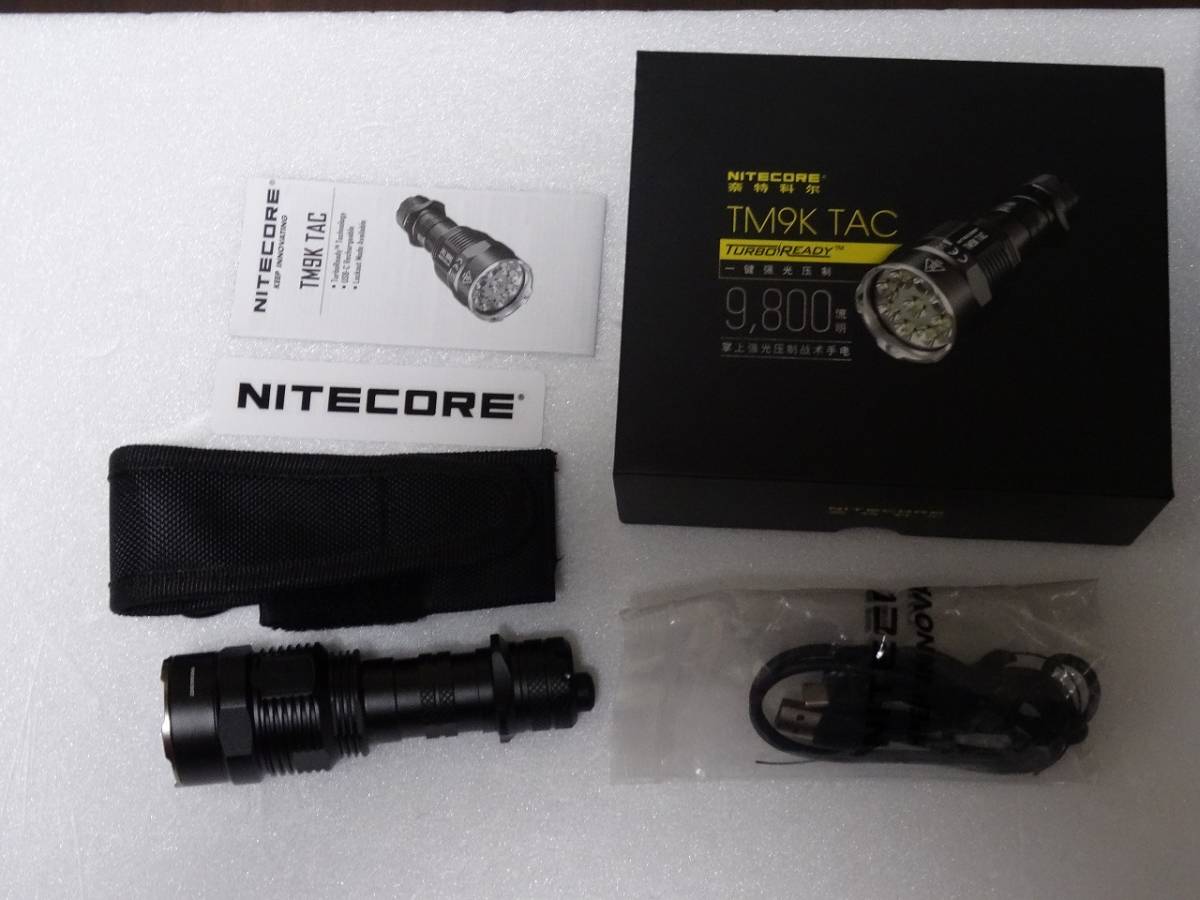 NITECORE TM9K TAC 9800ルーメン 充電式 LEDライト ナイトコア(その他)｜売買されたオークション情報、yahooの商品情報をアーカイブ公開 - オークファン ...