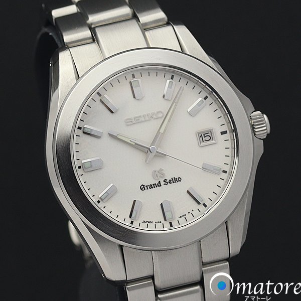 1円 SEIKO セイコー GS グランドセイコー メンズ クォーツ SBGF017 8J56-8020 白柄文字盤 電池交換済み(グランド ...