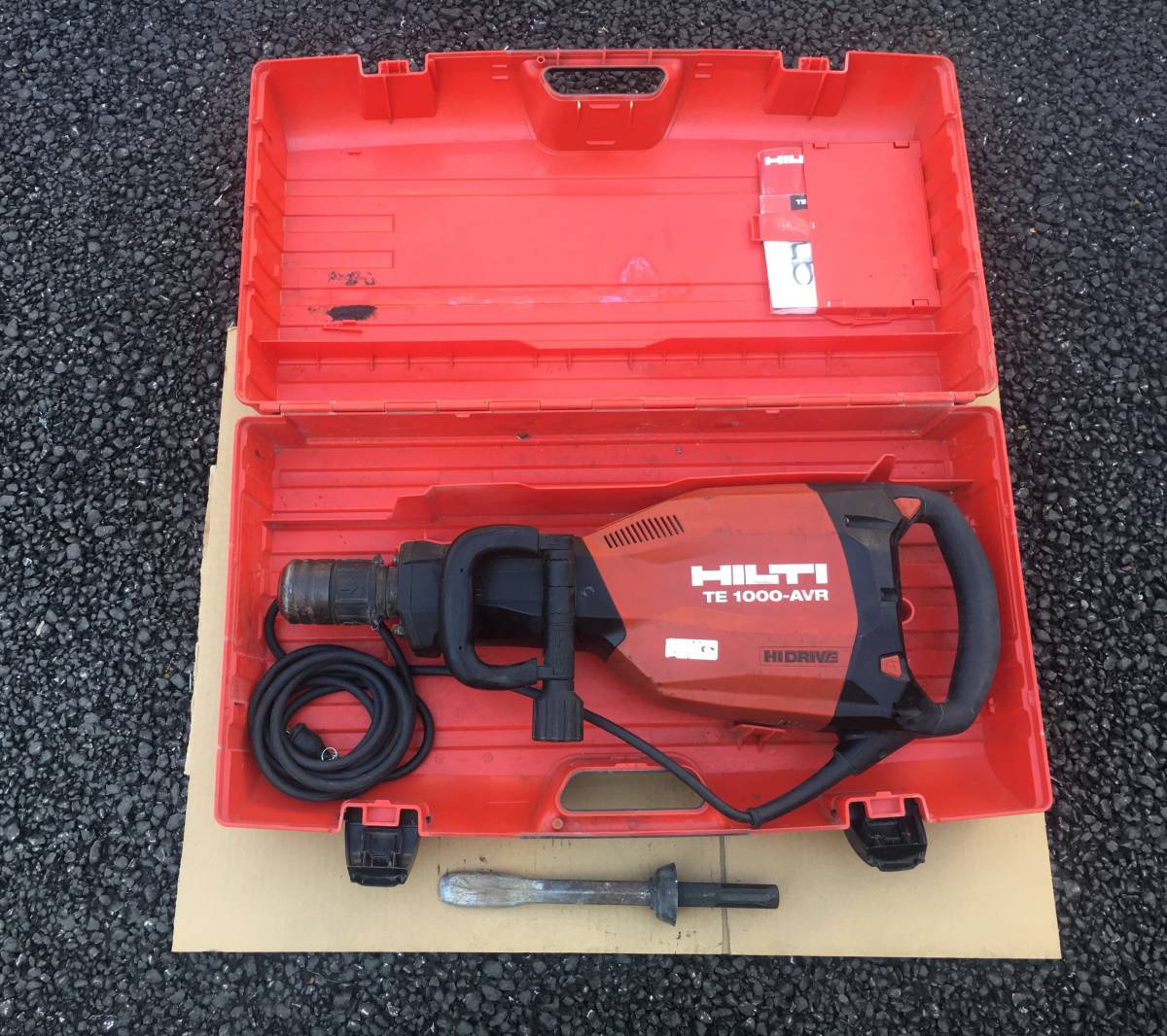 大特価 170000円 TE1000-AVR HILTI ヒルティ 電動ハツリ機 電動ハンマー(電動ハンマー)｜売買されたオークション情報 ...