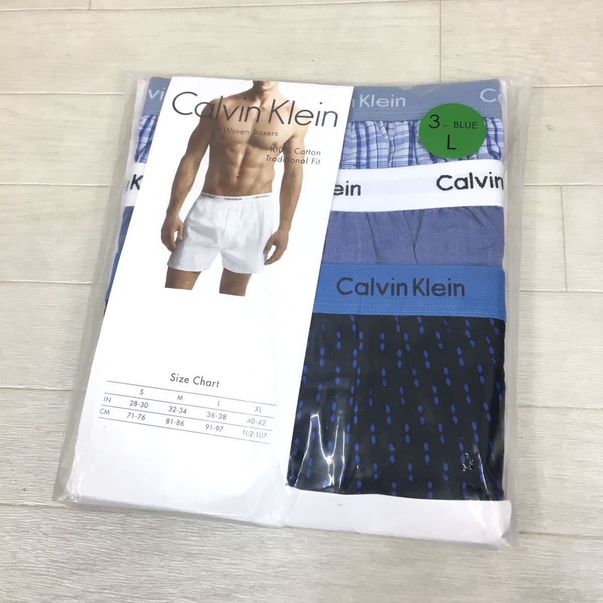 NY024 Calvin Klein カルバンクライン アンダーウェア トランクス パンツ 下着 L メンズ コットン 綿 100%(Lサイズ)｜売買されたオークション情報、yahooの商品 ...