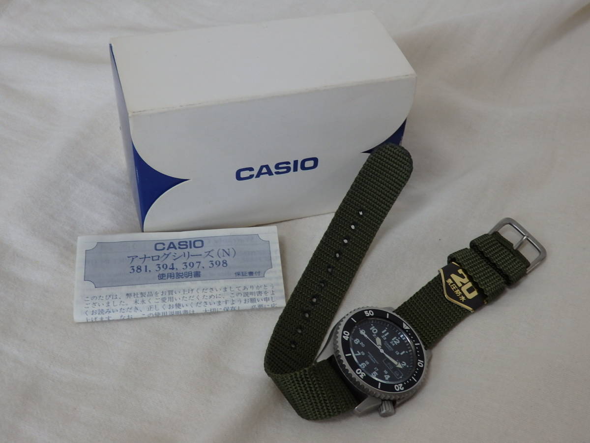 CASIO MD-707 ダイバーズウオッチ ミリタリーウォッチ ナイロンストラップ式 カシオ(その他)｜売買されたオークション情報 ...
