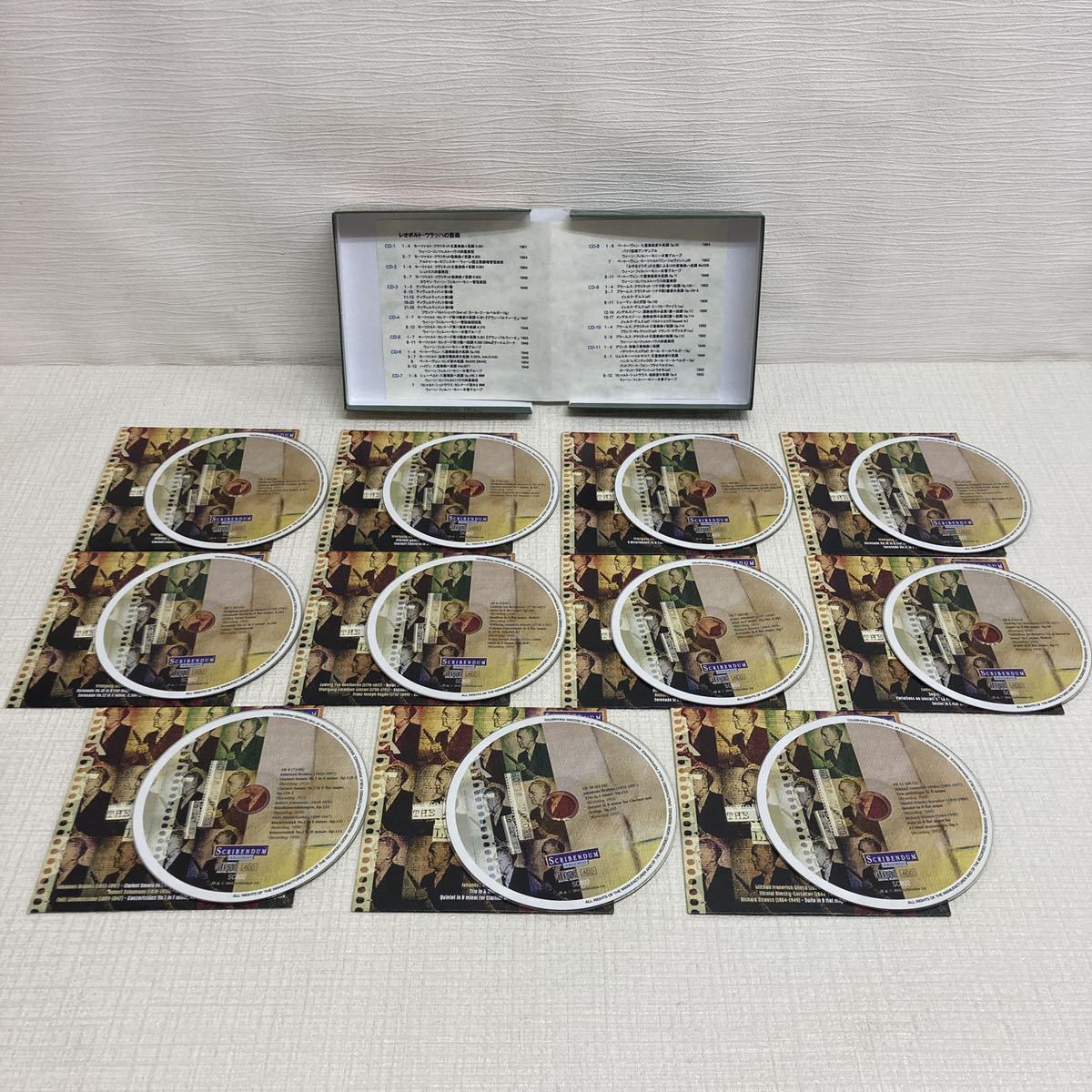 I1019A4 SCRIBENDUM クラシック CD BOX 4点セット/THE ART OF Leopold Wlach/Gioconda de Vito/Eduard van ...