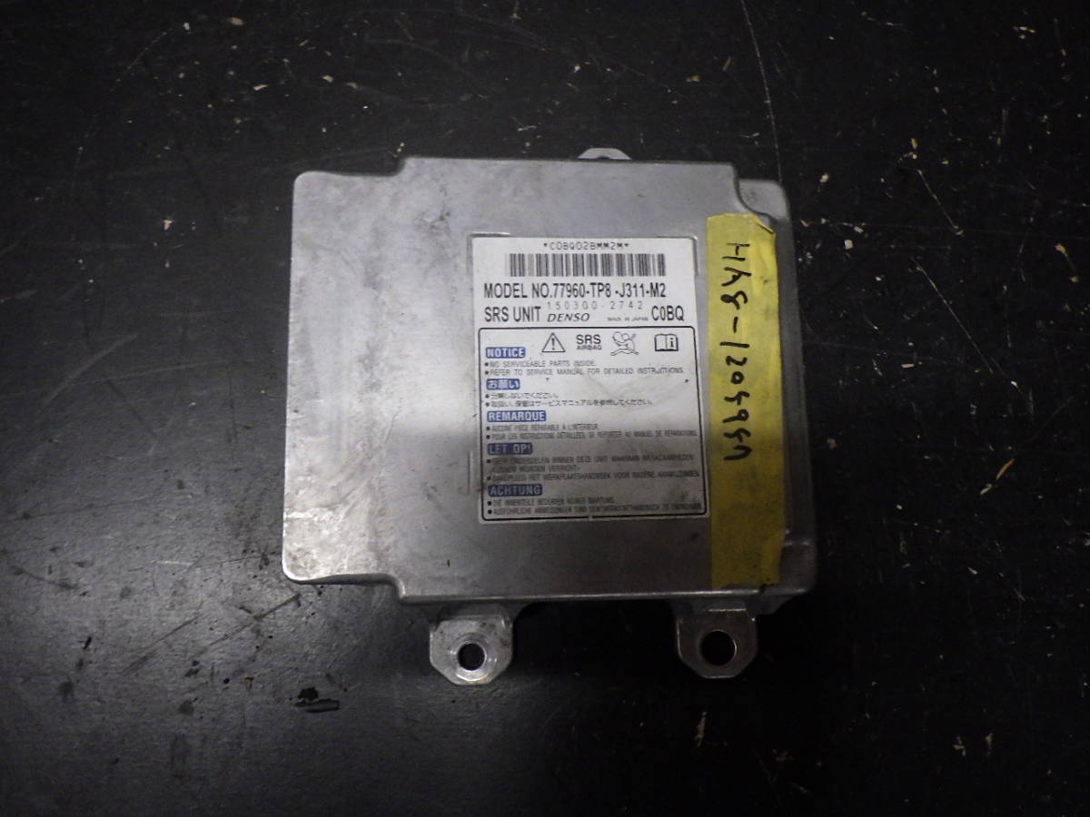 C0277 ホンダ アクティトラック HA8 HA9 エアバッグコンピューター SRSユニット 77960-TP8-J311-M2(ホンダ用 ...