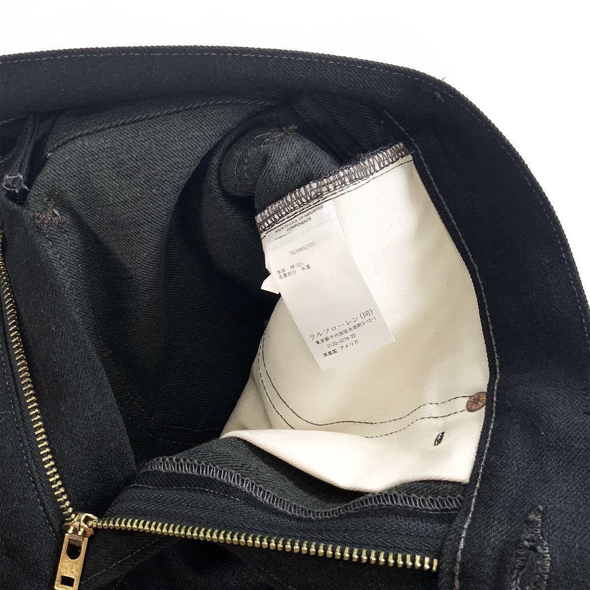 世界限定200本 22SS DOUBLE RL RRL リミテッドエディション ブラック デニム リジット ダブルアールエル ラルフ パンツ W29 L30(ボトムス)｜売買されたオークション ...