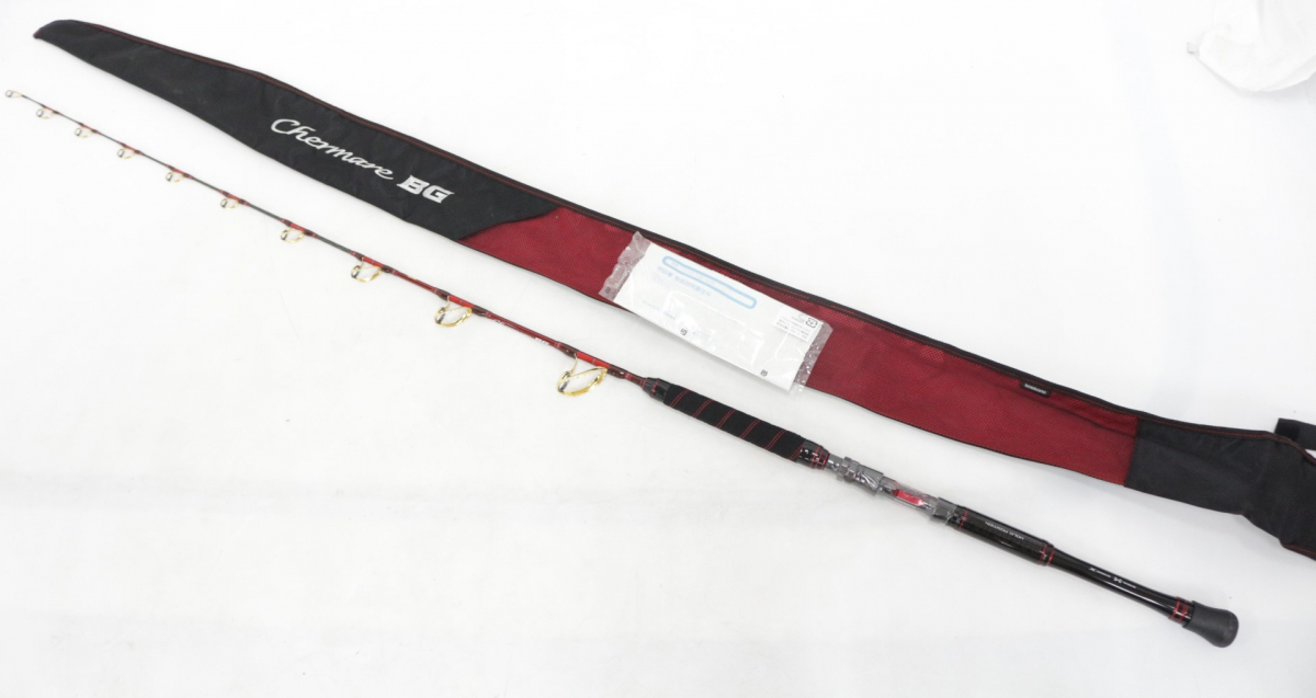 行董 品 SHIMANO Chermare シマノ 釣竿 ロッド チェルマーレ BG M165 取扱説明書 専用ソフトケース付属 ...