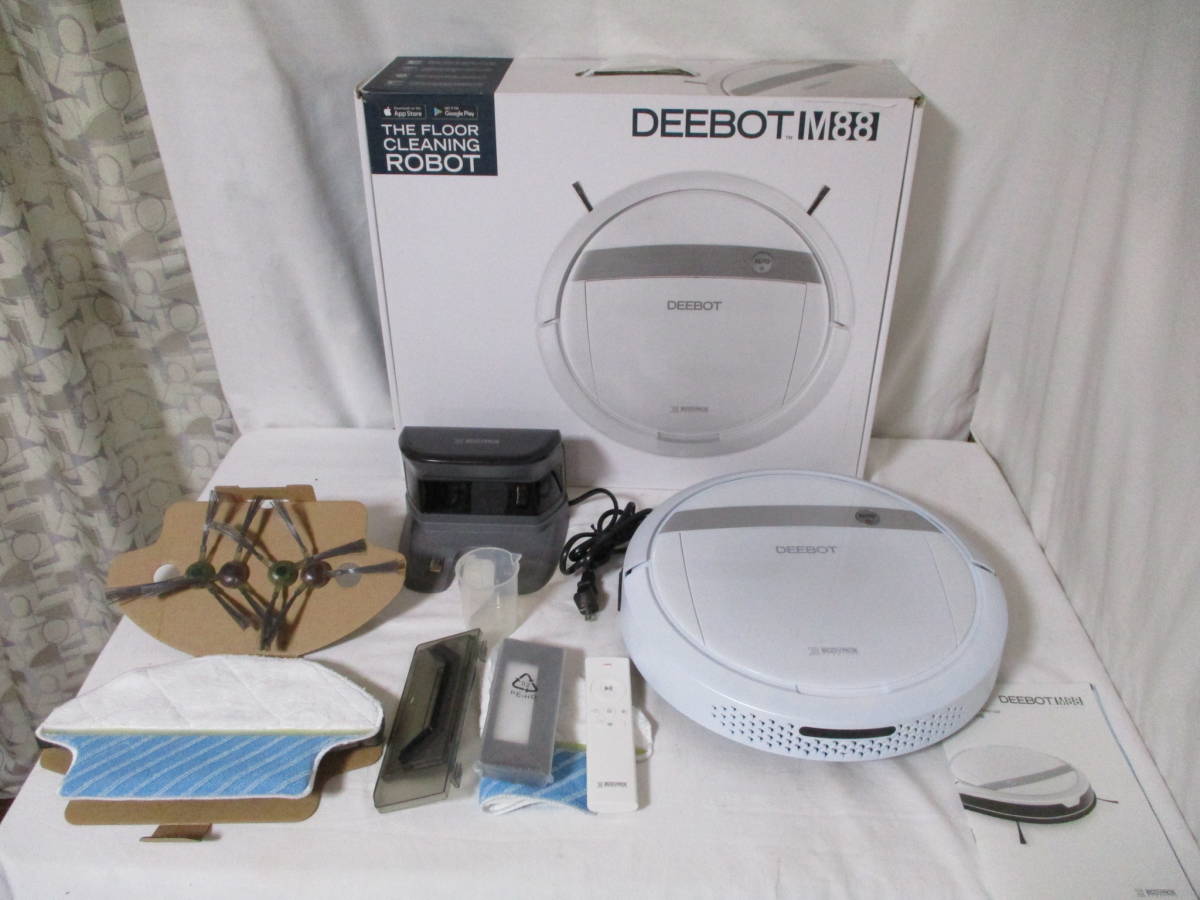 ECOVACS エコバックス ロボット掃除機 DEEBOT DM88 The FLOOR CLEANING ROBOT(ロボットタイプ)｜売買 ...