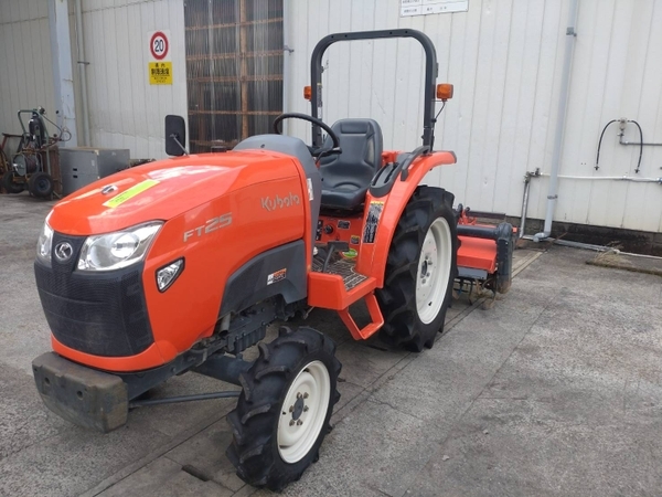 佐賀県 神埼市 クボタ トラクター FT25 25馬力 332h パワステ 逆転 倍速 自動水平 バックアップ RL15T ロータリー 農業 直P6800324(車体)｜売買されたオークション ...
