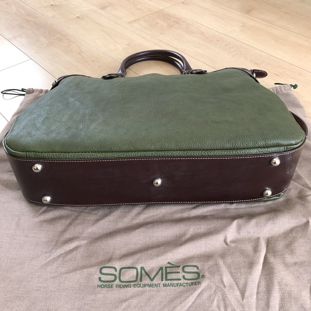 SOMES SADDLE／ソメスサドル レザーブリーフケース ブライドルレザー(ブリーフケース、書類かばん)｜売買されたオークション情報 ...