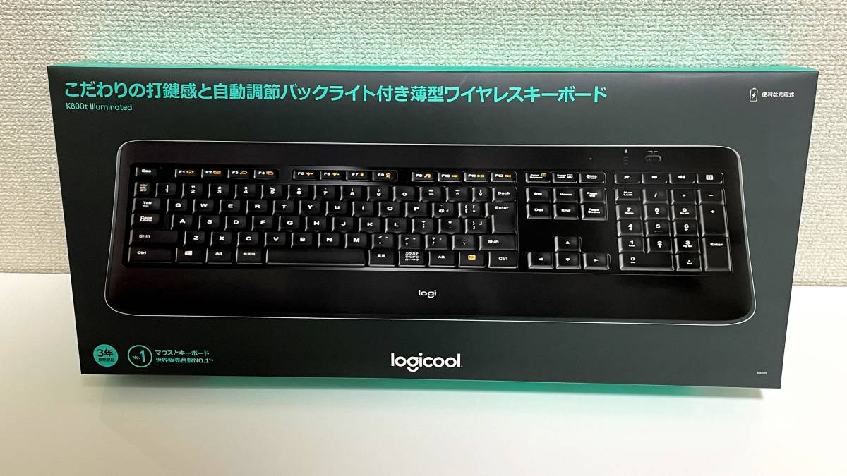 Logicool ロジクール ワイヤレス イルミネート キーボード K800t(ワイヤレスキーボード)｜売買されたオークション情報、yahooの商品情報をアーカイブ公開 - オークファン ...
