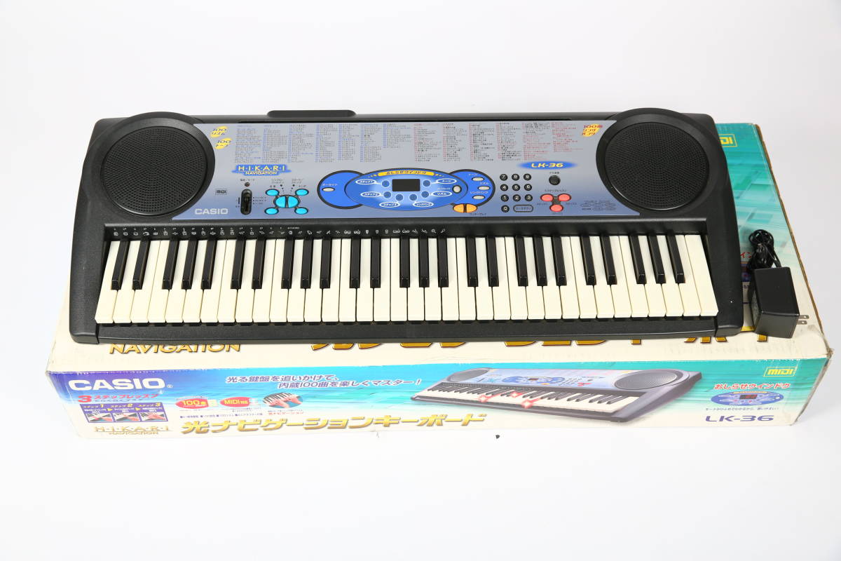 10409 カシオ CASIO 電子キーボード 光ナビゲージョン LK-36(カシオ)｜売買されたオークション情報、yahooの商品情報を ...