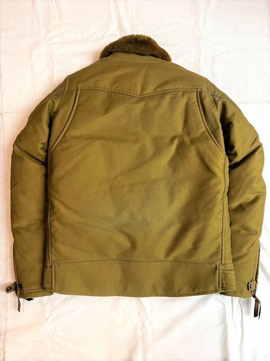 品 WESTRIDE ウエストライド CLIF CYCLE DOWN クリフサイクルダウン ダウンジャケット バイカー アメカジ ハーレー(M ...