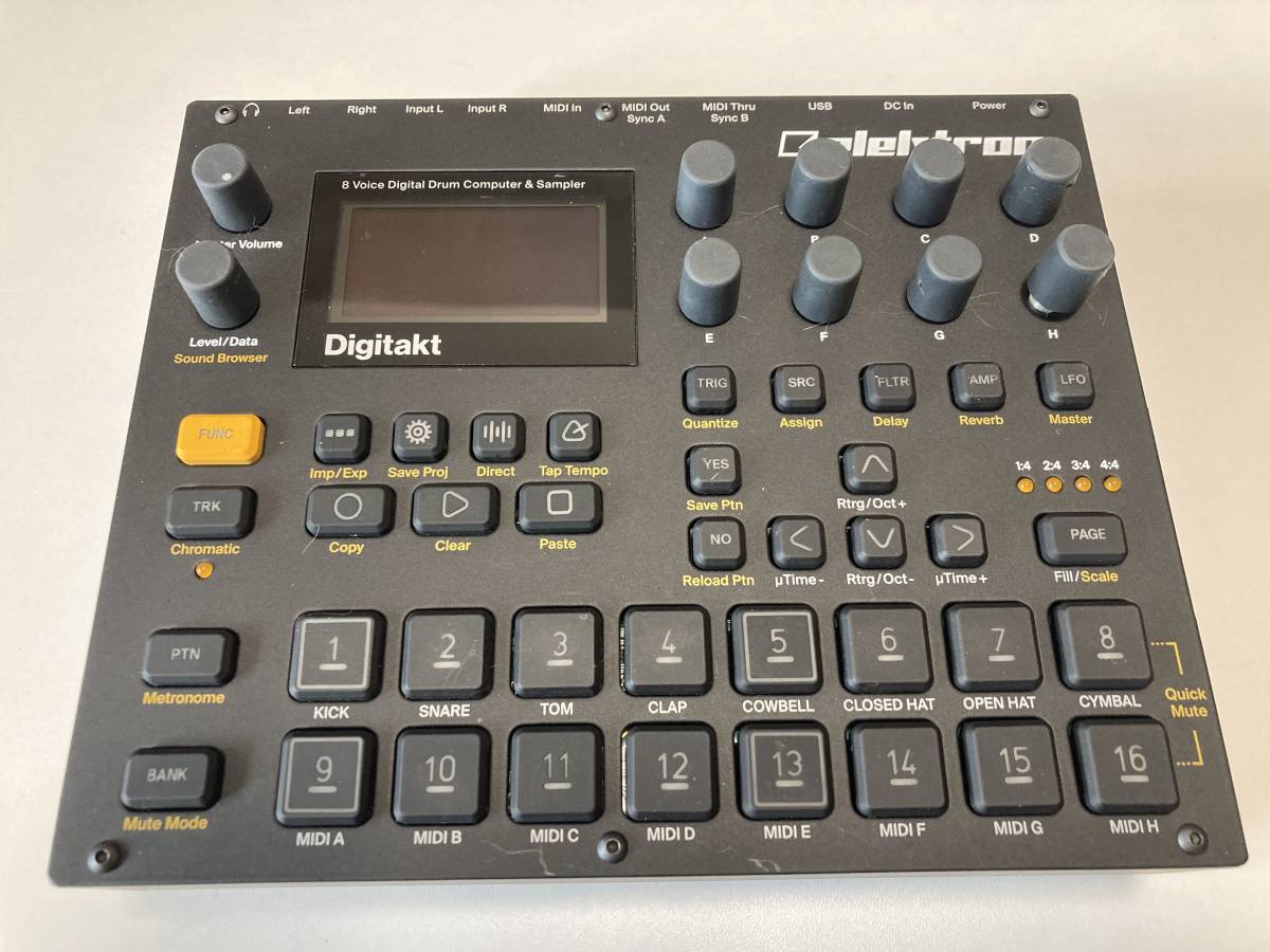 ELEKTRON DIGITAKT(リズムマシン)｜売買されたオークション情報、yahooの商品情報をアーカイブ公開 - オークファン ...