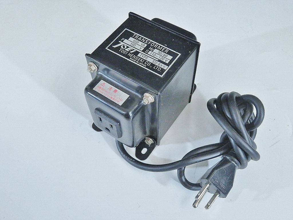 東栄変成器 SU-6EE ステップアップトランス 100V→120V 115V設定(アンプ)｜売買されたオークション情報、yahooの商品情報 ...
