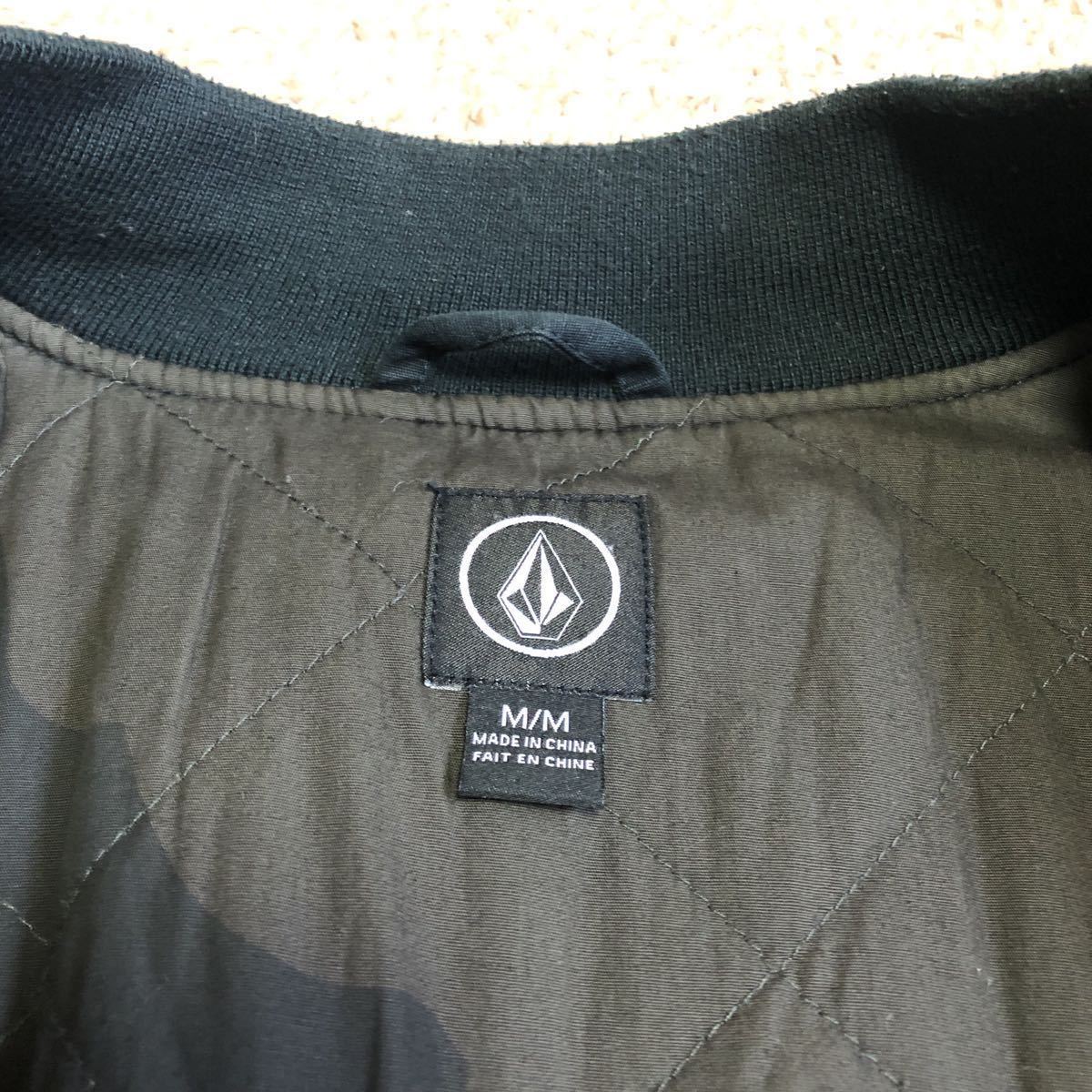 VOLCOM ボルコム BOMBARGO JACKET M black MA-1(ジャンパー、ブルゾン)｜売買されたオークション情報 ...