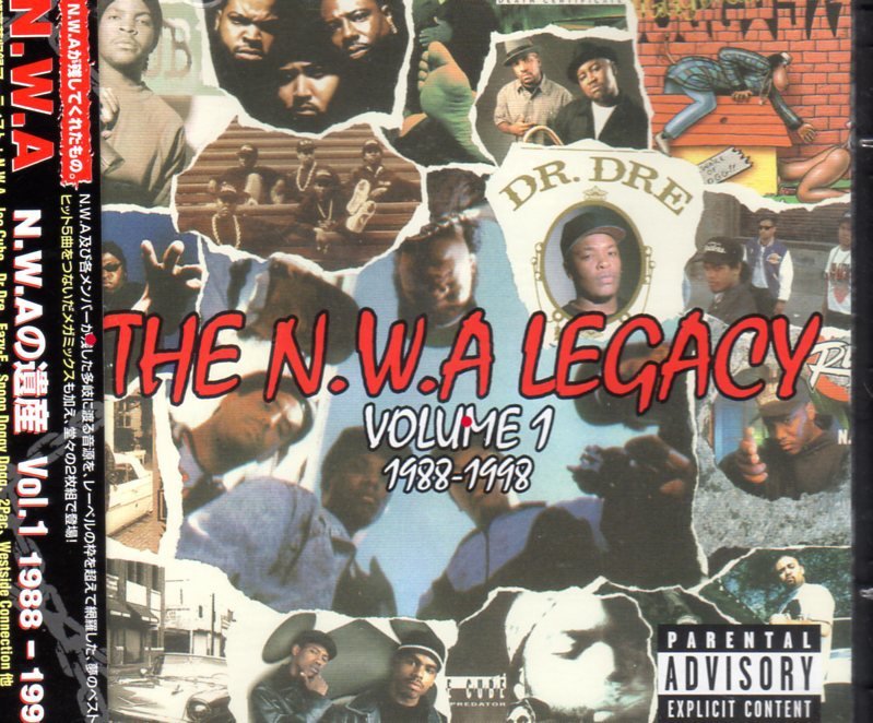 LEGACY 1988-1998 THE N.W.Aの遺産 2CD 廃盤 国内盤 nwa ice cube eazy-e dr dre ...