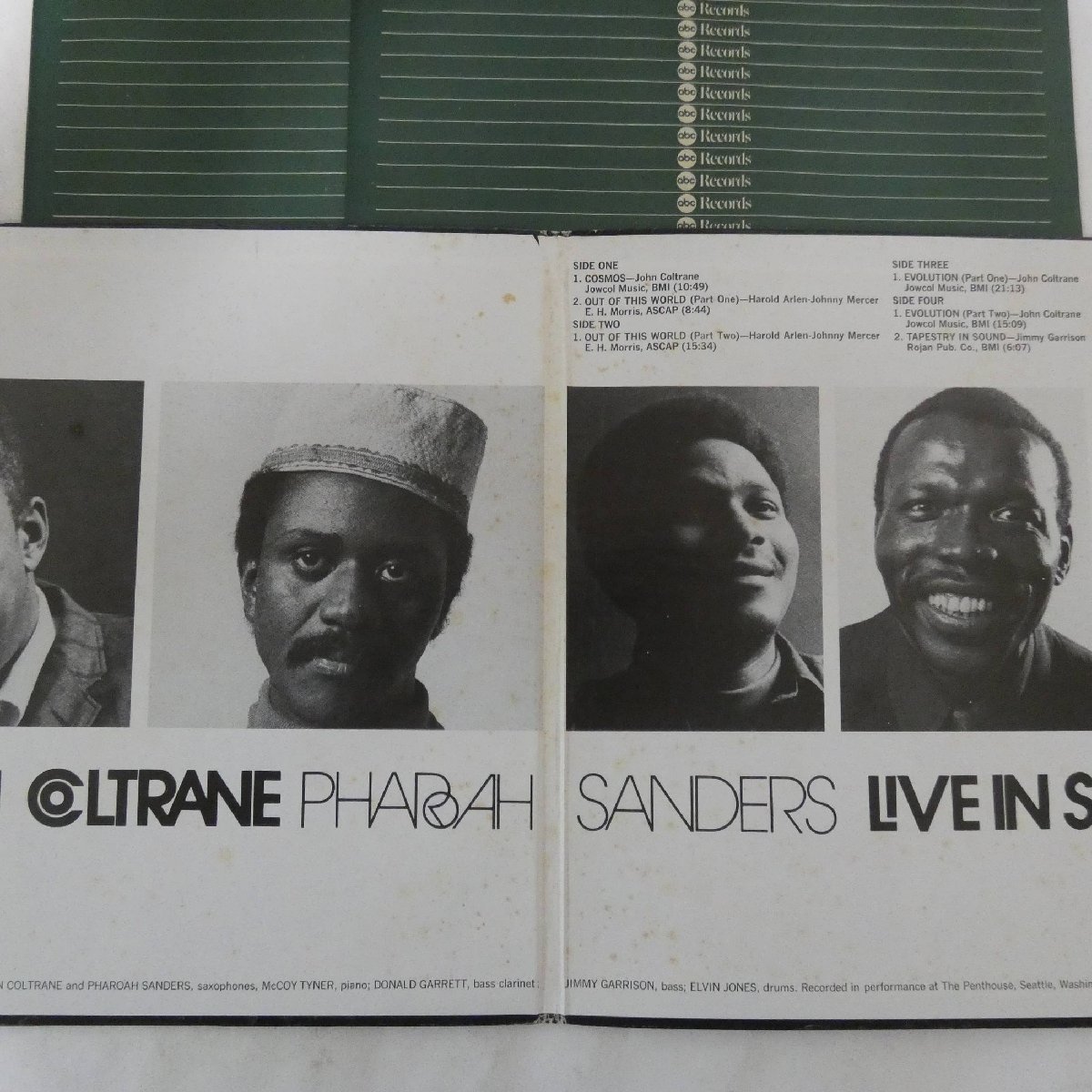 46002577; US盤/impulse /2LP John Coltrane Featuring Pharoah Sanders ...