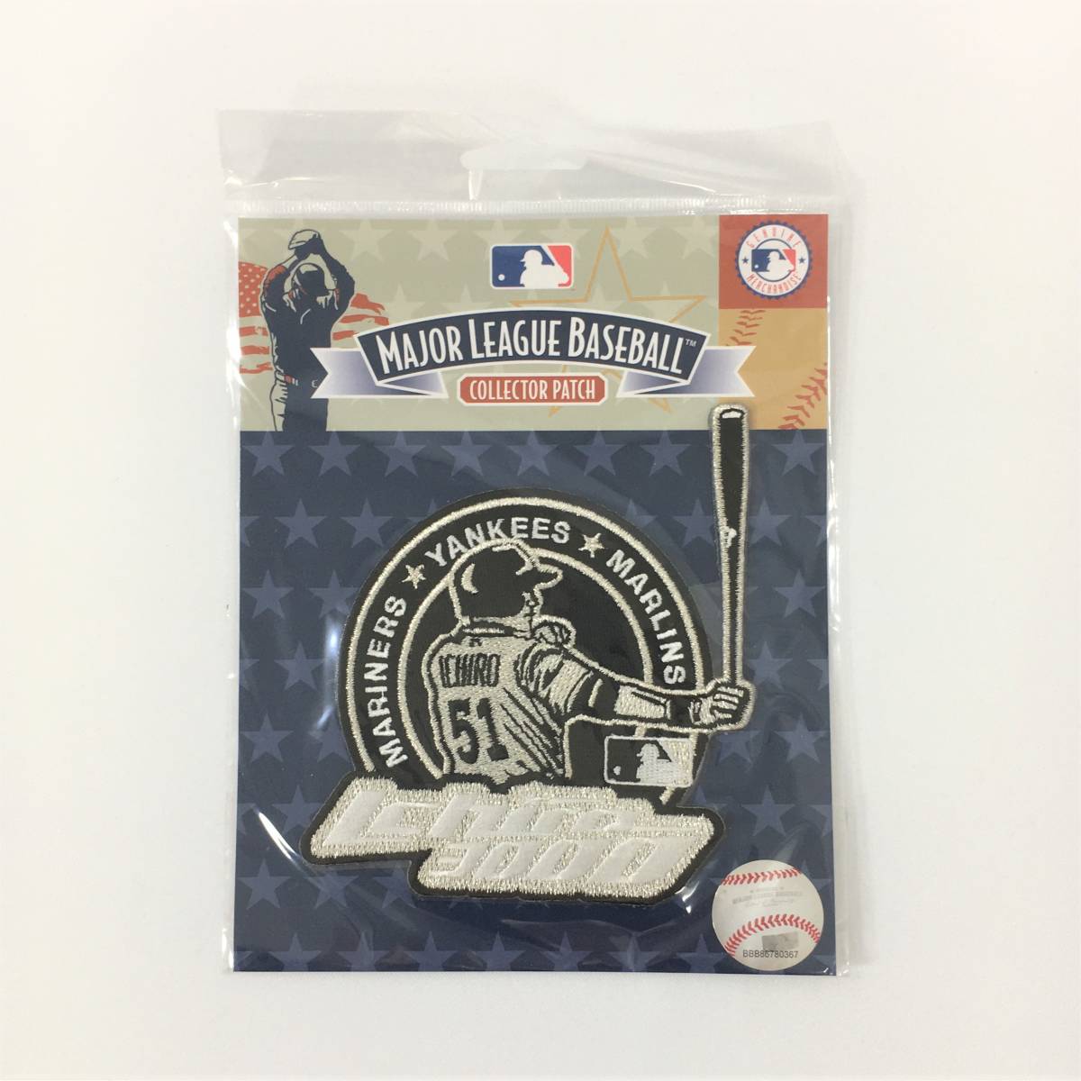 MLB イチロー 3000本安打記念 ロゴ ワッペン Ichiro 3000 マリナーズ ヤンキース コレクターパッチ The Emblem Sources(その他)｜売買されたオークション ...