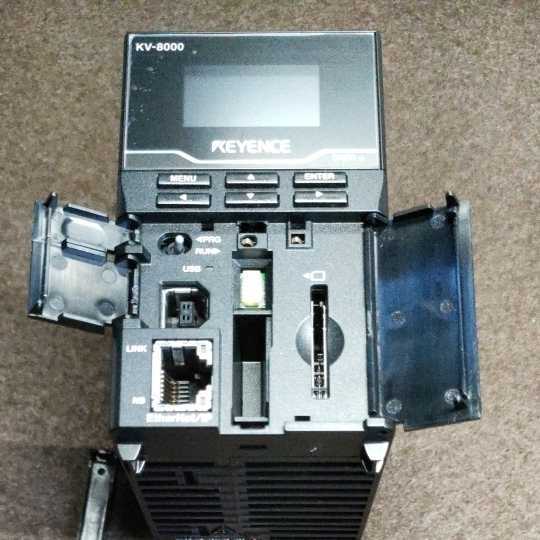 キーエンス KEYENCE KV-8000 CPUユニット PLC シーケンサ EtherNet/IP内蔵 ドライブレコーダ機能搭載(電材 ...