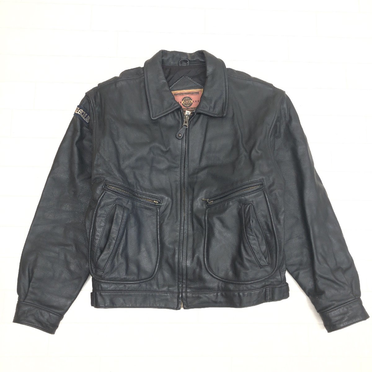 GELEONE BASIC ガレオネ 本革 オールレザー シングル ライダースジャケット L 黒 ブラック 革ジャン レザージャケット 古着 アメカジ(Lサイズ)｜売買されたオークション情報 ...