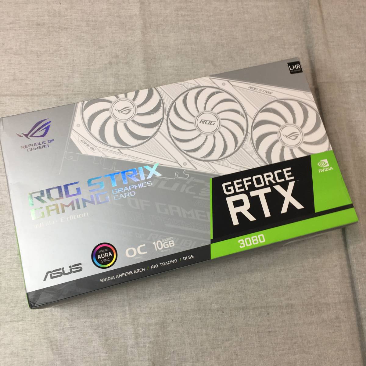 ジャンク品 ASUSTek NVIDIA GeForce RTX 3080 搭載 10G ROG-STRIX-RTX3080-O10G ...