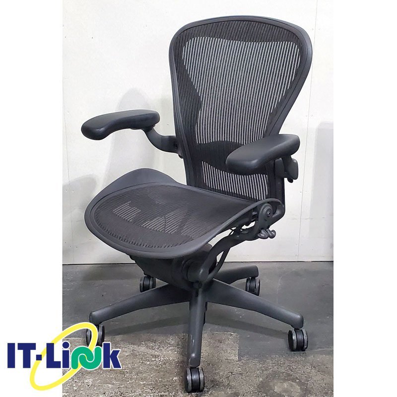 Herman Miller ハーマンミラー アーロンチェア AE113AWB-0005 チェア/可動肘/直接引き渡し限定/1207-S ...