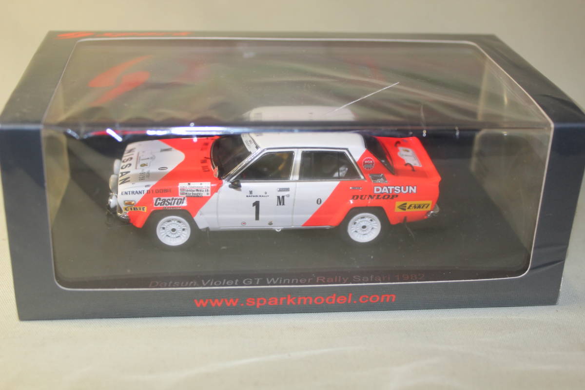 S7770 Datsun Violet GT No.1 Winner Rally Safari 1982 S. Mehta - M ...