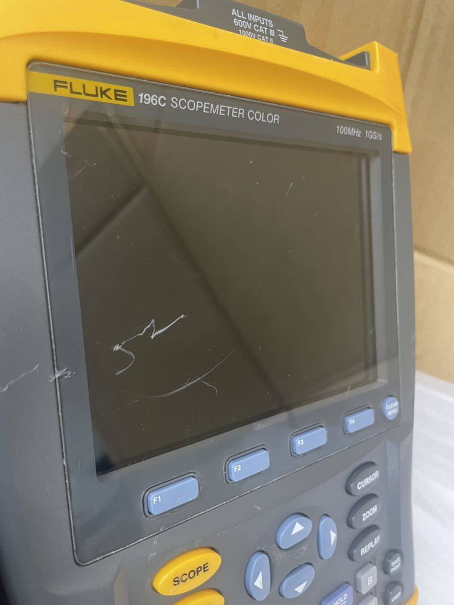 FLUKE SCOPEMETER 100MHz 1GS/s 196C 充電器欠品 本体だけの出品 現状品 未確認ジャンク品部品取り(電気計測器 ...