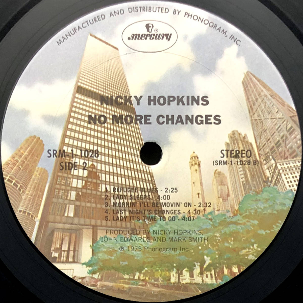 良盤 US ORIG LP NICKY HOPKINS/No More Changes 1975年 名セッションピアニスト ROGER ...