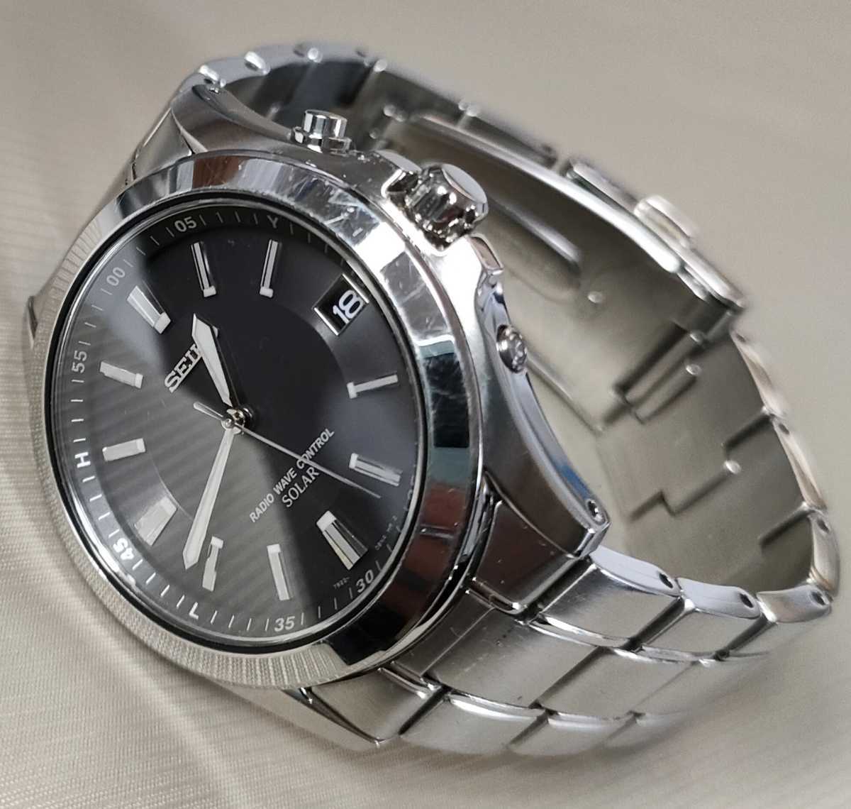 稼働品 SEIKO スピリット 定価41 800円 電波ソーラー腕時計 7B22-0AY0 メンズ腕時計(ブライツ)｜売買されたオークション ...