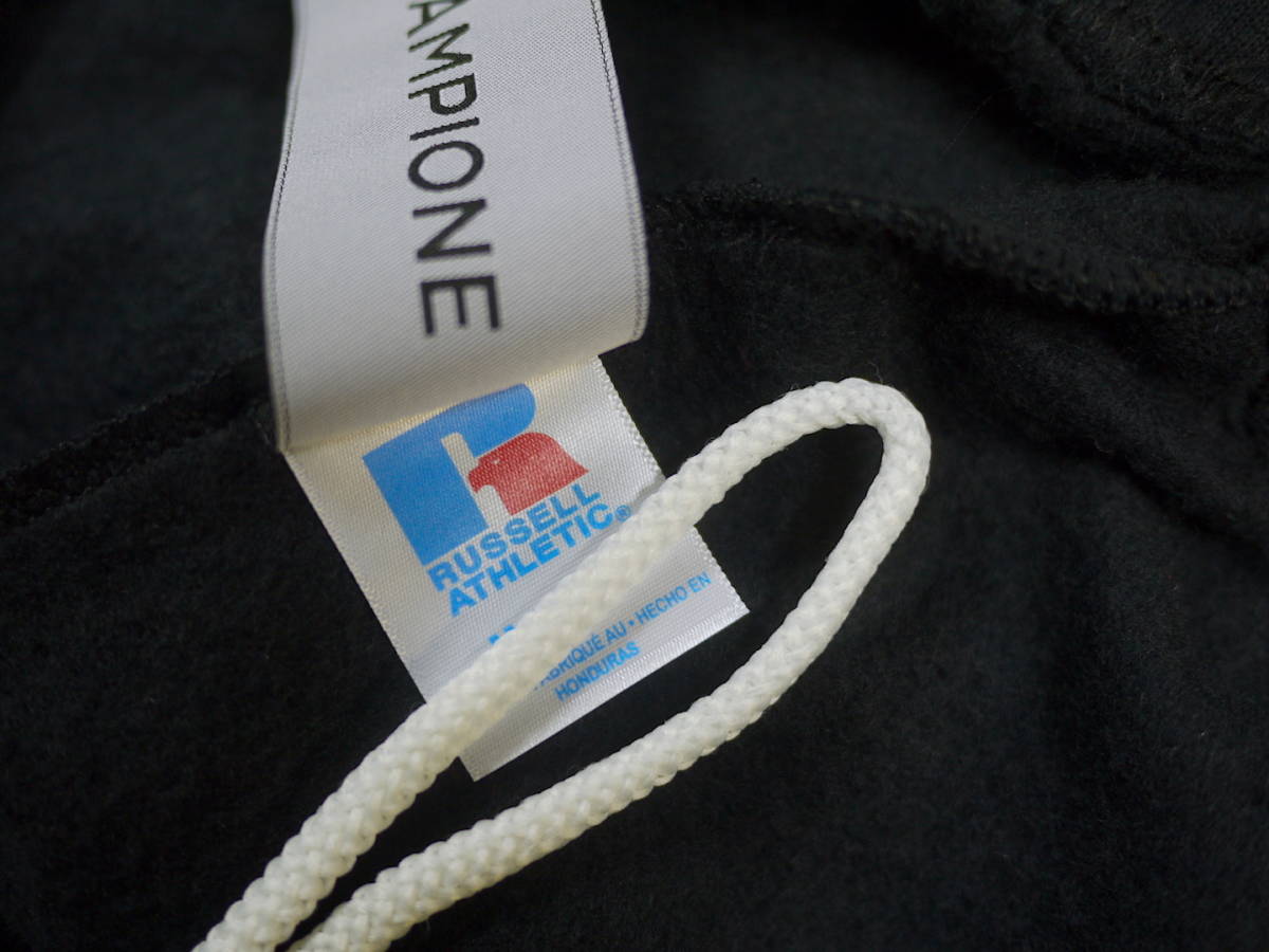 最新 NY購入 上質コットン/L/BLACK/RUSSELL ATHLETIC DRI POWER"CAMPIONE SWEAT JOGGER ...