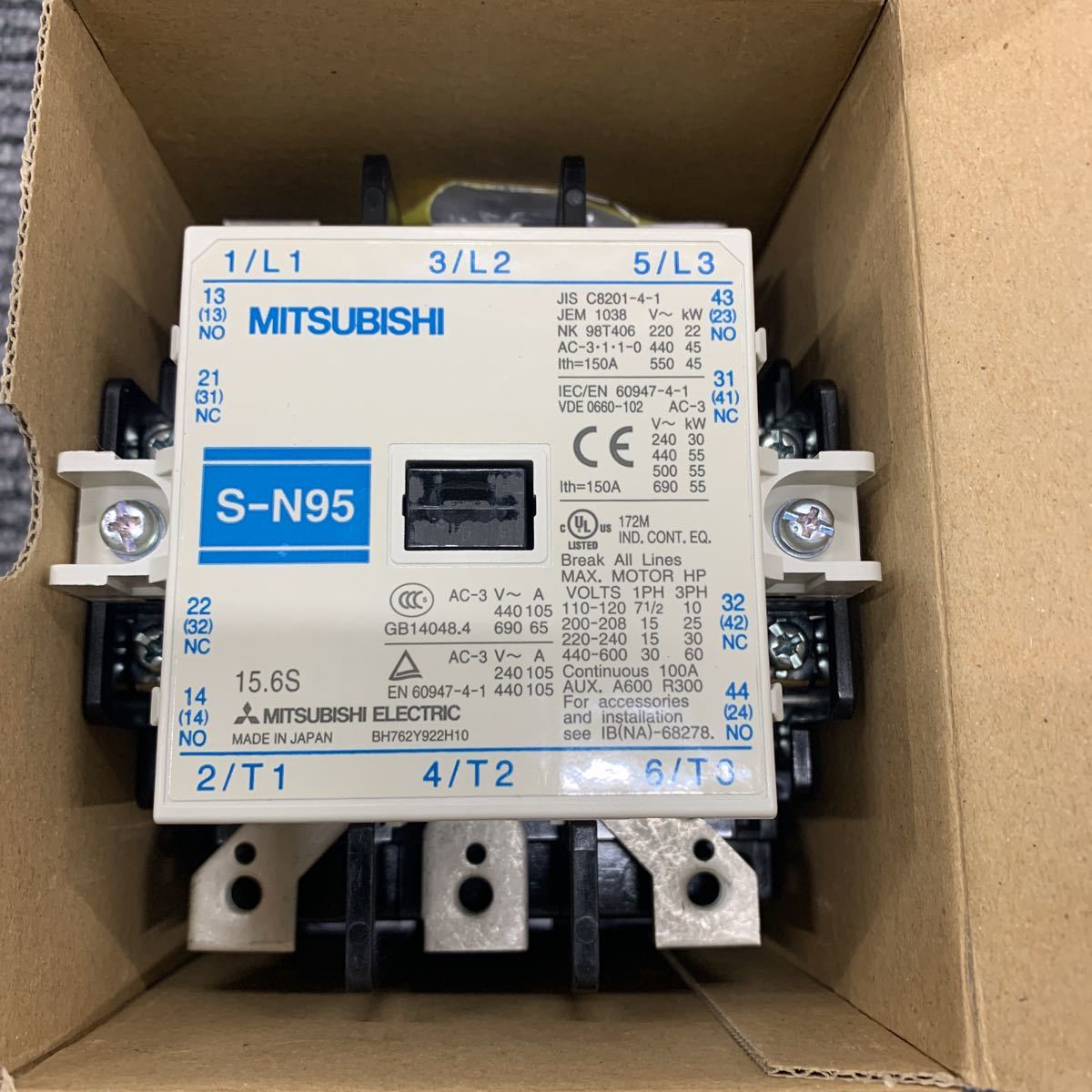 三菱電機 S-N95 AC200V マグネット 品 MITSUBISHI ①(分電盤、ブレーカー)｜売買されたオークション情報、yahooの ...