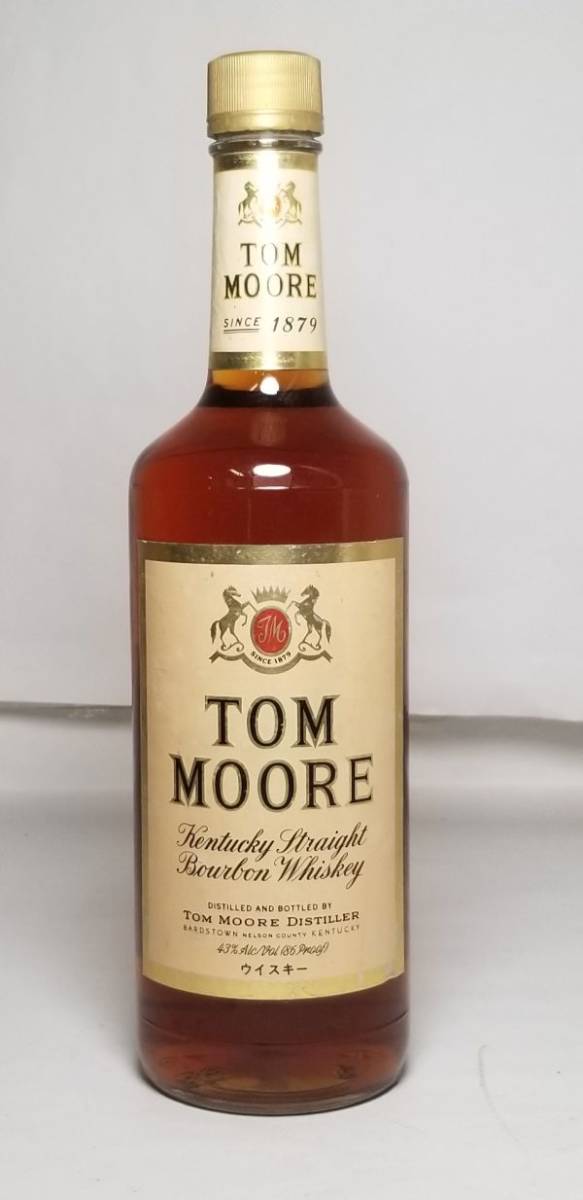 未開栓 TOM MOORE トム ムーア バーボン ウイスキー BOURBON WHISKEY 750ml 43%(バーボン)｜売買された ...