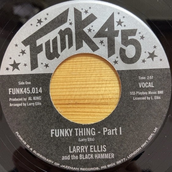 LARRY ELLIS AND THE BLACK HAMMER FUNKY THING 45's 7インチ(R&B、ソウル)｜売買された ...