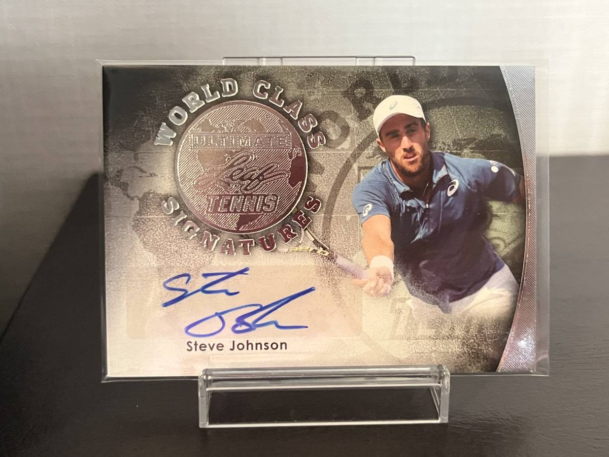 STEVE JOHNSON 2015 LEAF Autograph Auto tennis 直筆サインカード テニス スティーブ ジョンソン ...